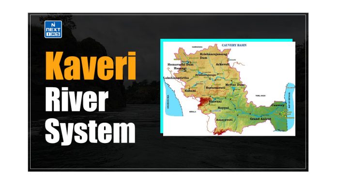 Kaveri (Cauvery) River System: Origin, Course & Tributaries - UPSC CSE